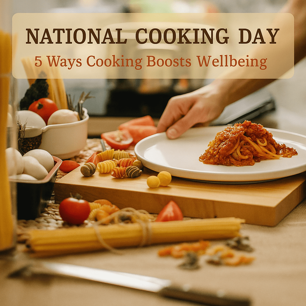 National Cooking Day: 5 Ways Cooking Boosts Your Wellbeing